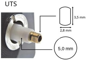 Hodinový strojek UTS s opačným chodem