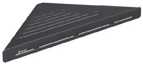 Ravak Slim - Polička rohová, černá/černá X07P650