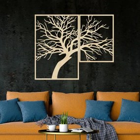 Dvoudílný dřevěný obraz Strom života - harmonie a elegance | SENTOP PR0221