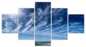 Obraz oblohy s mraky (125x70 cm)