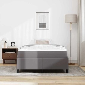 Rám postele s matrací Šedá 120 x 200 cm textil 3398997