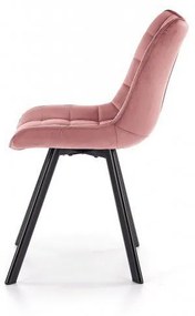 LuxuryForm Židle ORLEN VELUR - růžová