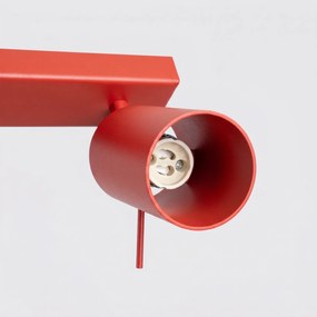 Sollux Lighting Stropní svítidlo RING 6L červené