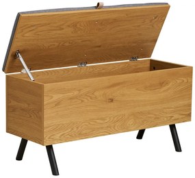 Truhla v dekoru dubu v přírodní barvě 92x48x33 cm Barco – House Nordic