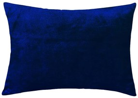 XPOSE® Mikroplyšový povlak na polštář - tmavě modrý 50x70 cm