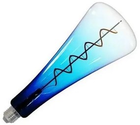 LED Žárovka FILAMENT SHAPE T110 E27/5W/230V 1800K modrá
