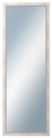 DANTIK - Zarámované zrcadlo - rozměr s rámem cca 50x140 cm z lišty PAINT bílá velká (2960)