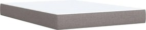 Box spring postel s matrací taupe 160x200 cm textil 3285488