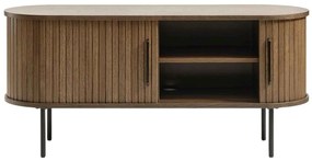Designový TV stolek Vasiliy 120 cm kouřový dub