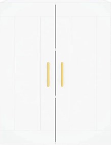 Skříň highboard bílá 69,5 x 34 x 180 cm kompozitní dřevo 3199865