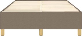 Rám postele s boxspringem taupe 120 x 200 cm textil 3120949