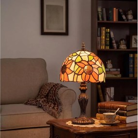 BRILAGI - Tiffany vitrážová stolní lampa SUNFLOWER 1xE27/60W/230V