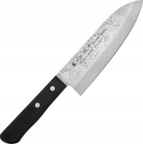Satake nůž Nashiji Black Pakka Nůž Santoku 17 cm