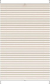 Plisované žaluzie / rolety Plisse 70 x 125 cm - krémové 240630