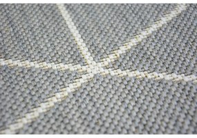 Kusový koberec Kostky 3D šedý 80x150cm