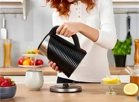 Lafe Elegant Black / Rychlovarná konvice / objem 1,8 l / výkon 1800 W
