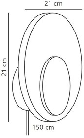 Nordlux - LED Stmívatelné nástěnné svítidlo MARSI LED/7W/230V béžová