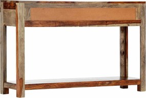 Konzolový stolek se 3 zásuvkami 120x30x75 cm masivní akácie 247753
