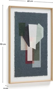 Tištěný obraz s rámem/na plátně 60x90 cm Veluni – Kave Home