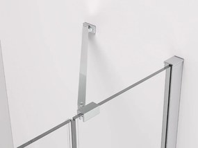 CERANO - Sprchové křídlové dveře Marino L/P - chrom, transparentní sklo - 90x190 cm