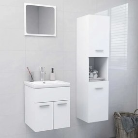 Set koupelnového nábytku bílý dřevotříska 3071396