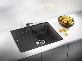 Blanco Daras, stojánková dřezová baterie, černá, BLA-526152