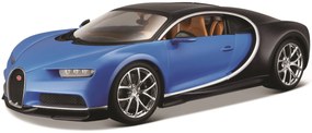 Bburago 1:18 plus bugatti chiron modrá