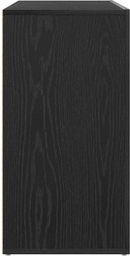 Servírovací skříň Černý dub 120 x 36 x 69 cm Kompozitní dřevo 3333865