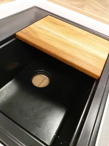 SINK Quality Sink Quality, buková dřevěná prkénko na krájení 240x348 mm, hnědá, SKQ-CB.240x348