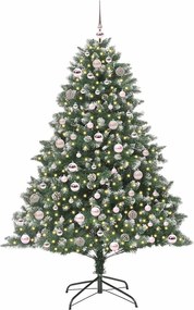 Umělý vánoční stromeček Zelená 180 cm PVC, plast a ocel 3395235