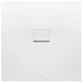 Villeroy & Boch Squaro Infinity - Sprchová vanička, 900x900 mm, Quaryl, Stone White UDQ9090SQI1V-RW