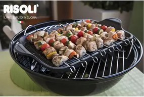 Risoli EXPLORA 47x26 cm / Grilovací pánev / Litý hliník 8 mm / Ecocast