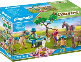 Stavebnice playmobil 71239 výlet na piknik s koňmi