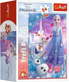 TREFL PUZZLE Frozen 2 (Ledové Království) mini 20x13cm 54 dílků 4 druhy tr54173