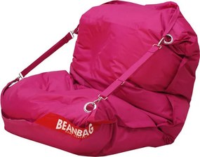 BeanBag Sedací pytel 189x140 comfort s popruhy pink