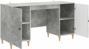 Stůl Betonově šedá 142,5 x 50 x 75 cm Kompozitní dřevo 3414579