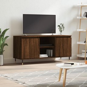 vidaXL TV skříňka 104 x 35 x 50 cm kompozitní dřevo [827010] Barva: hnědý dub