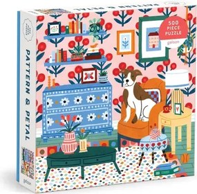 GALISON Čtvercové puzzle Vzor  květ / 500 dílků