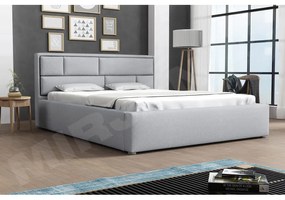 Čalouněná postel s úložným prostorem a roštem Nido, Rozměr postele: 120x200, Potah: Victoria 14 864