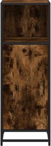 vidaXL Koupelnová skříňka 35x37,5x100 cm kompozitní dřevo [849239] Barva: kouřový dub