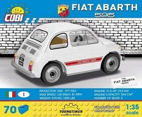 COBI 24524 Fiat 500 Abarth 595 / 70 dílů / 1:35 / od 5 let