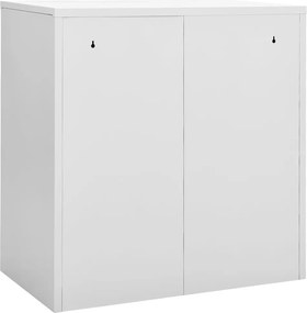 Uzamykatelné skříně 2 ks světle šedé 90 x 45 x 92,5 cm ocel 3095223