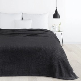 DEKA Z MIKROFLANELU LORI 700X160 CM ČERNÁ