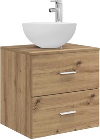 Sada koupelnových skříněk 3 ks Dub artisan 49,5 x 41 x 64,5 cm 3405818