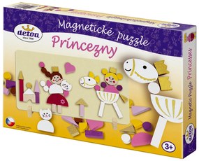 Detoa Magnetické puzzle Princezny v krabici 33x23x3,5cm
