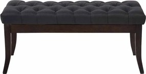 Lavice Ramses látka antik-dunkel 100 cm – černá