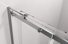 Polysan THRON LINE ROUND sprchové dveře 1400 mm, kulaté pojezdy, čiré sklo TL5014-5005