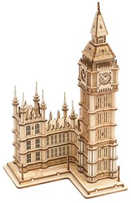 ROBOTIME Rolife Svítící 3D dřevěné puzzle Big Ben 220 ks