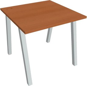 Kancelářský pracovní stůl Hobis USA 800, bílá RAL 9016, deskaakát