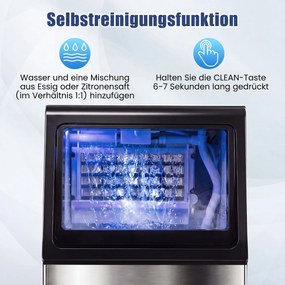 Costway Komerční výrobník kostek ledu 50 kg/24 h